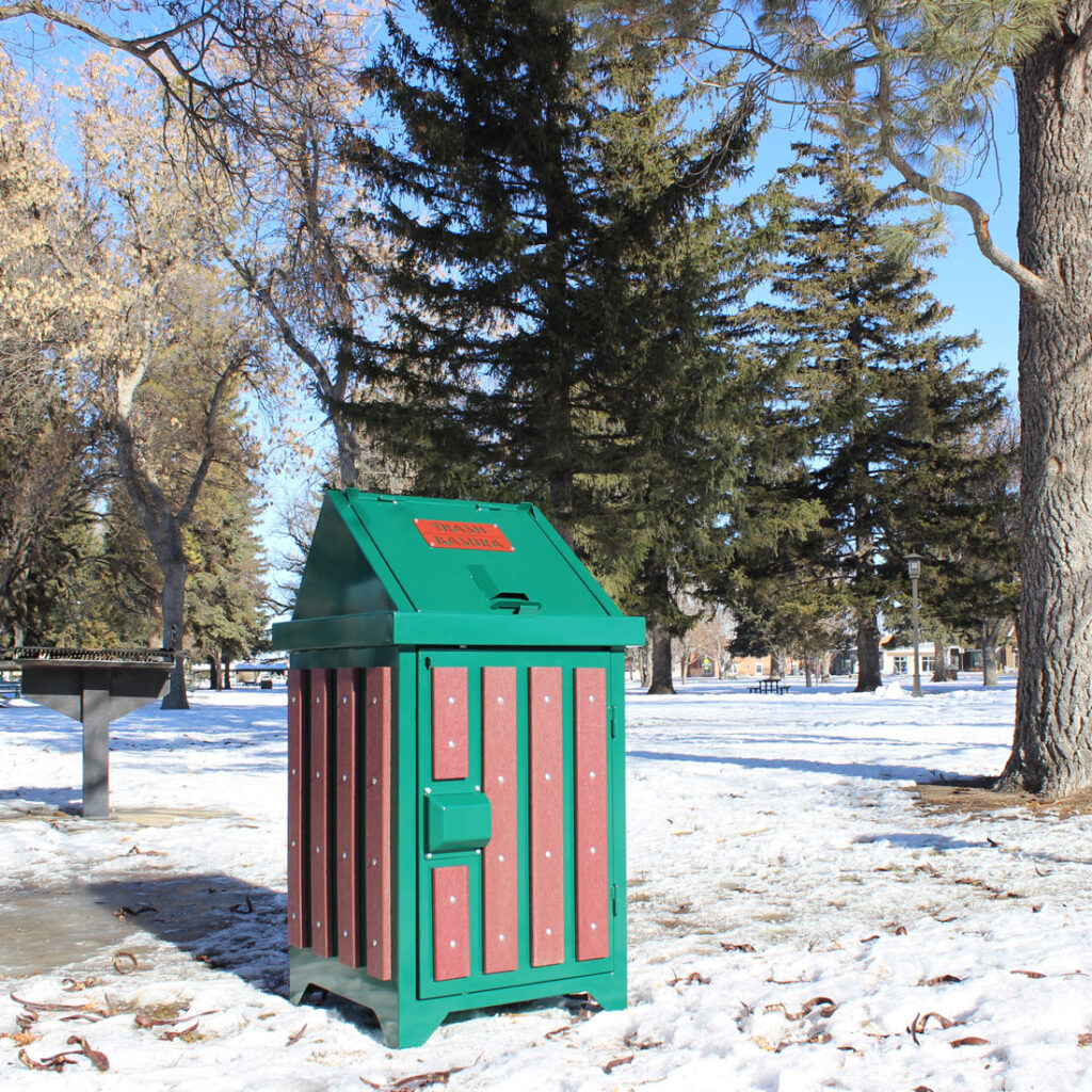Bitterroot Series: Model B100S with Slats Bear Proof Trash Can - Bear ...