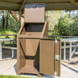 Bitterroot Series: Model B100 Bear Proof Trash Can - Bear Guardian